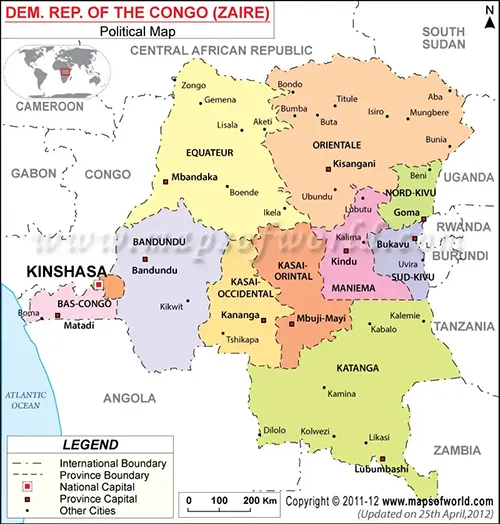 What is the average IQ score in DR Congo? And Province-wise ...